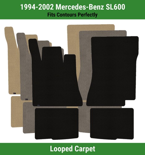 Lloyd Classic Loop Front & Rear Row Carpet Mats for '94-02 Mercedes ...