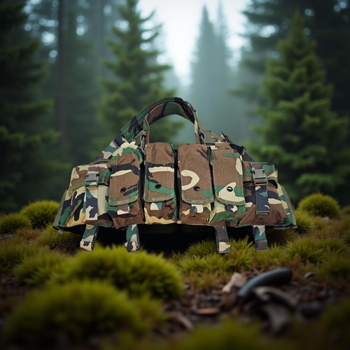 Chest Rig M81 Woodland | eBay