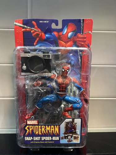 Toybiz Classics Spider-Man Snap Shot Camera Figure Marvel NEW SEALED ...