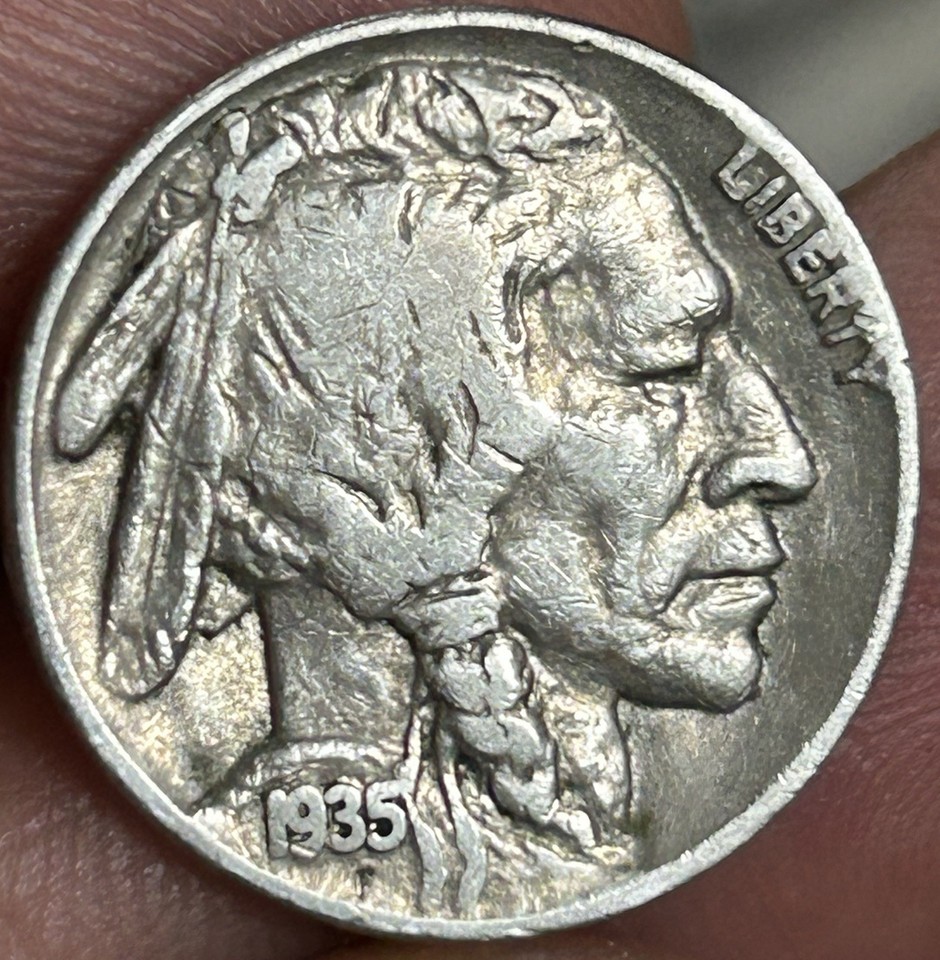 1935 BUFFALO NICKEL RARE DD Mint Year HIGHER QUALITY | 90 Years Old ...