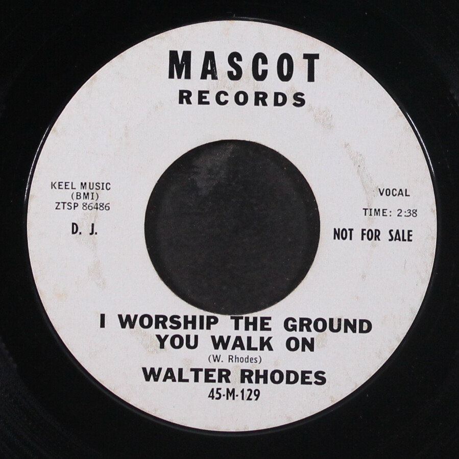 WALTER RHODES: uncle sam / i worship the ground you walk on MASCOT 7 ...