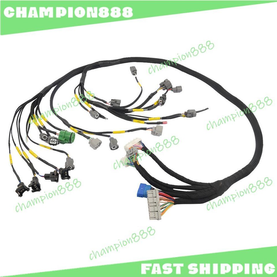 OBD1 D & B-series Tucked Engine Wire Harness For 92-05 Civic Integra ...