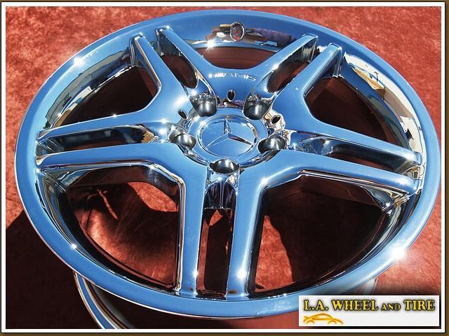 18" Mercedes Benz SL500 SL550 SL600 SL55 AMG Wheels Rims 65399 | Chrome ...