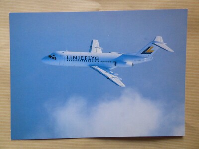 LINJEFLYG FOKKER F28 SE-DGS | eBay
