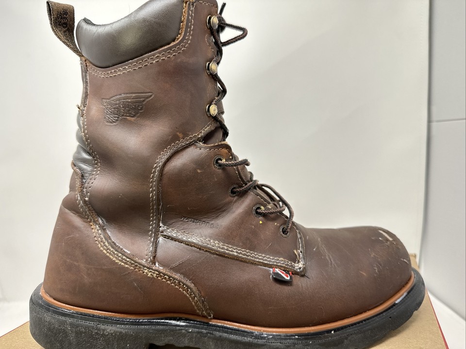 RED WING SHOES Work Boots Steel Toe Men’s Size 10.5DWaterproof #4200 ...