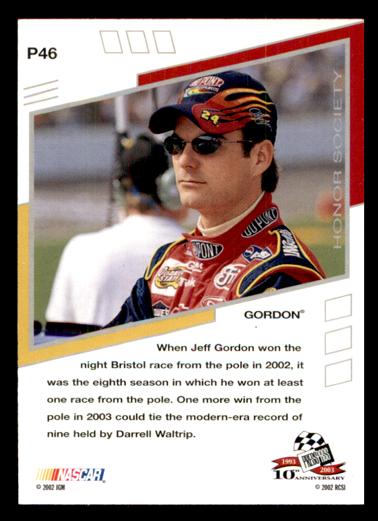 2003 Press Pass Eclipse - Solar Eclipse Jeff Gordon #P46 Dupont | eBay