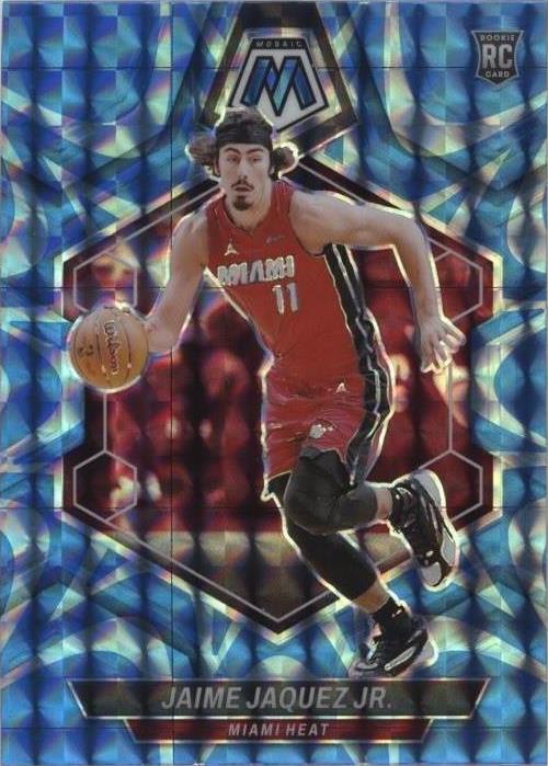 2023-24 Panini Mosaic - Rookies Jaime Jaquez Jr. #246 Reactive Blue ...