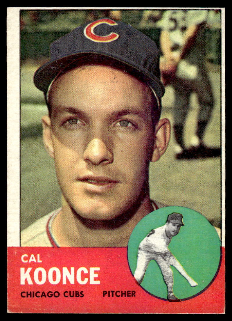 1963 Topps Cal Koonce #31 Chicago Cubs Baseball Card | eBay