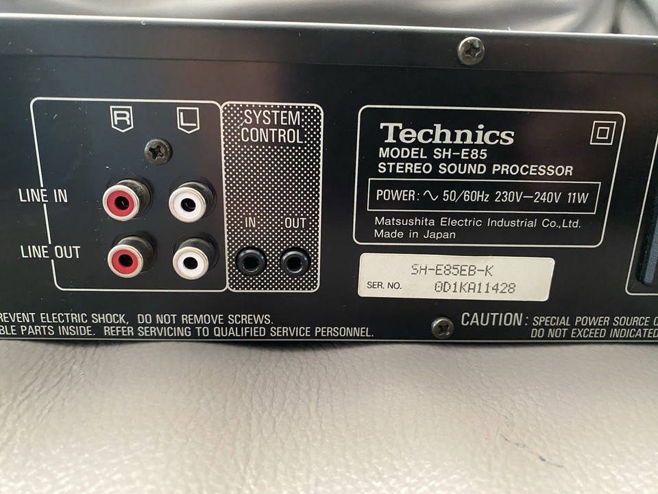 Technics SH-E85 Stereo Sound Processor Graphic Spectrun Analyser | eBay UK