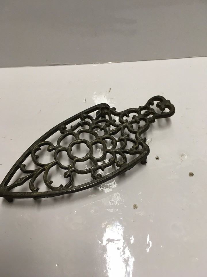 Antique Sad Iron trivet stand iron | eBay