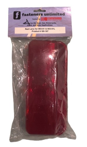 Command Electronics 89187 Command Red Lens | eBay