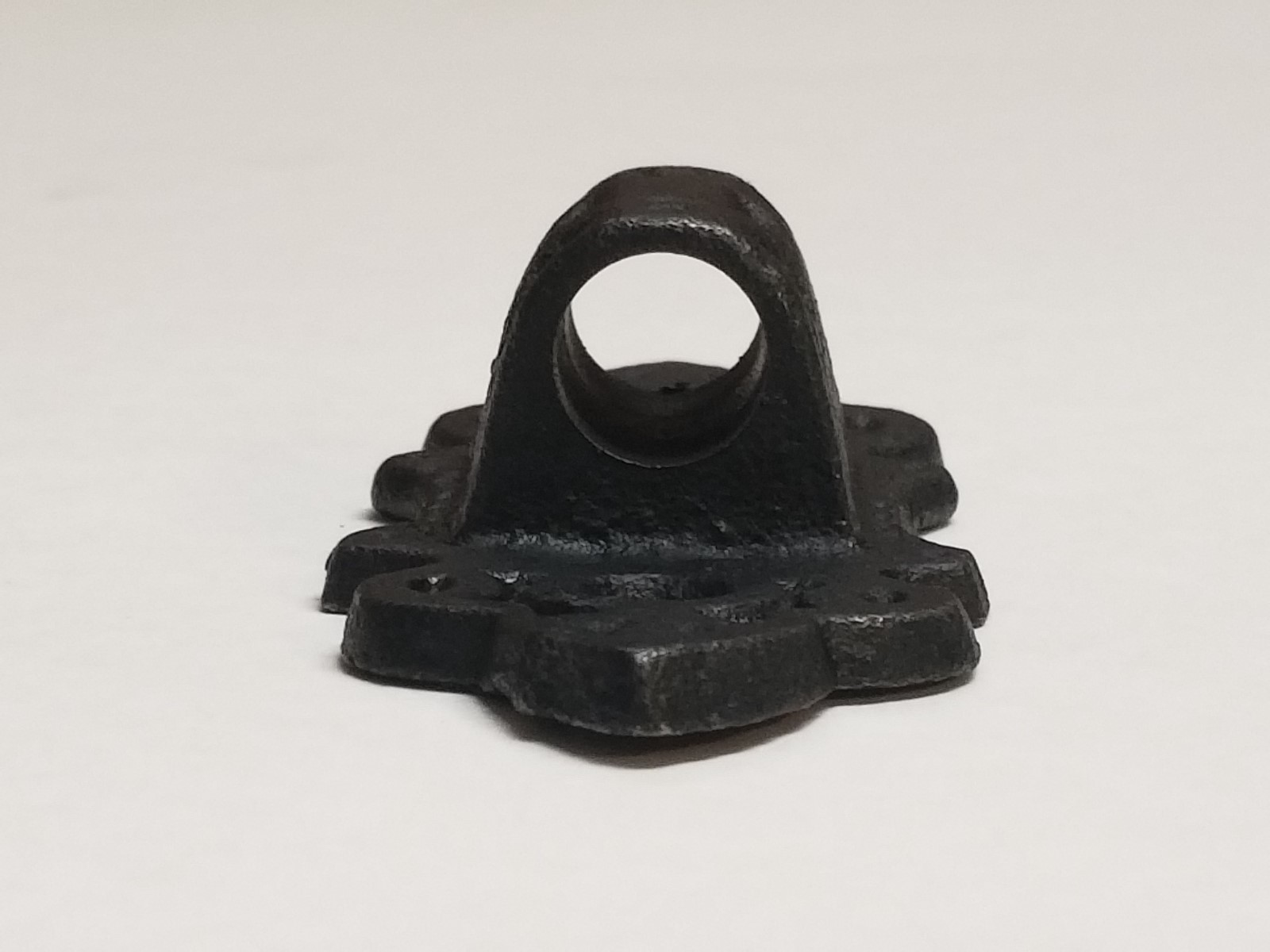 3 3/8" LONG SMALL BLACK CAST IRON WALL BRACKET LAMP HINGE 2-SCREWS NEW ...