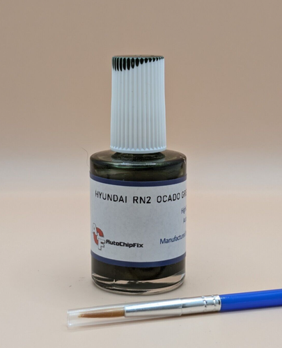 For HYUNDAI Code RN2 OCADO GREEN Automotive Touch Up Paint +Fine Brush ...