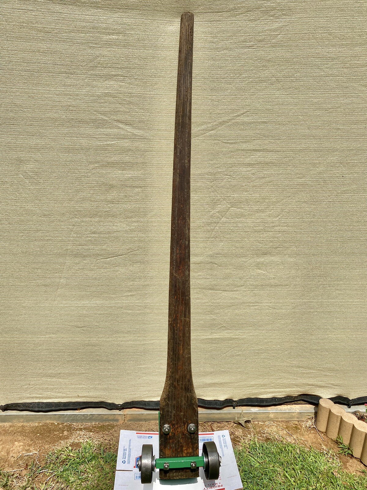 Vintage Railroad Fairbanks & Co Pry / Johnson Bar Dolly Rail & Tie ...