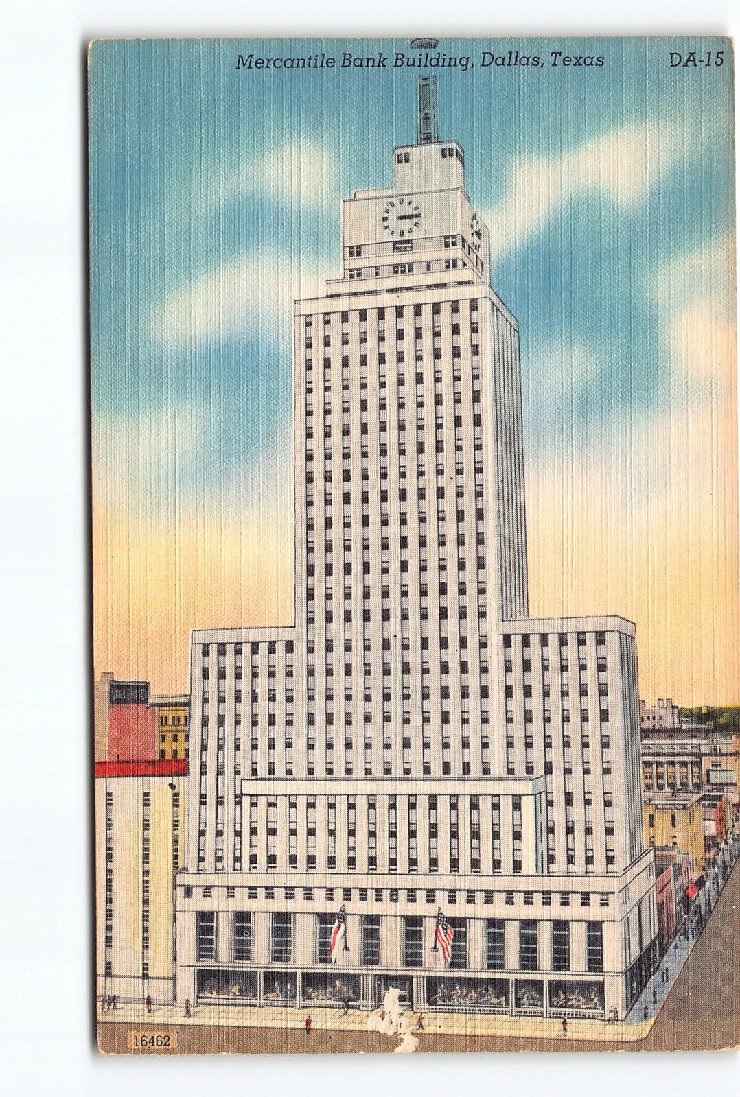 Mercantile Bank Building Dallas TX Linen Postcard Vtg Unposted | eBay