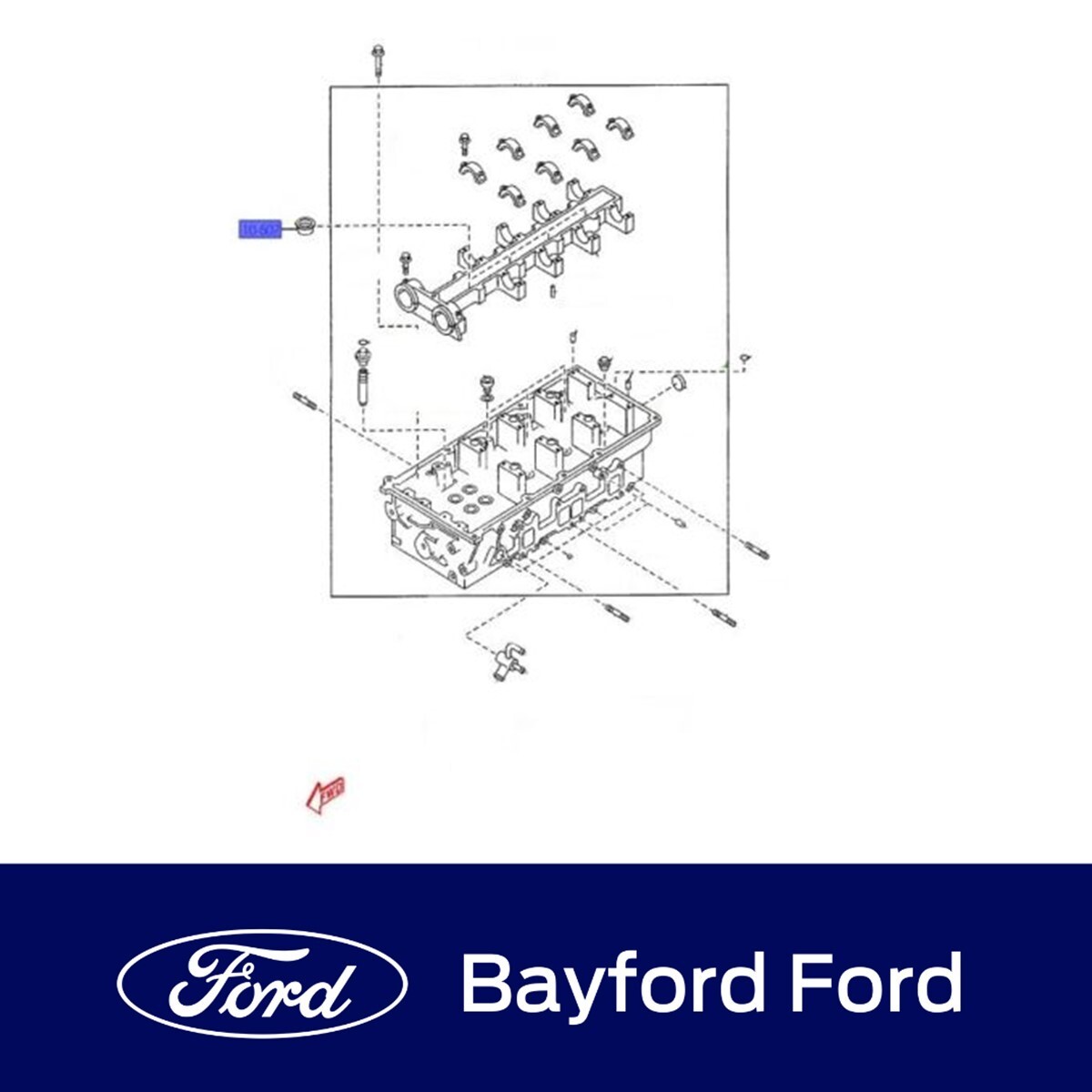 GENUINE FORD RANGER PJ PK INJECTOR OIL SEALS CYLINDER HEAD (SET OF 4 ...