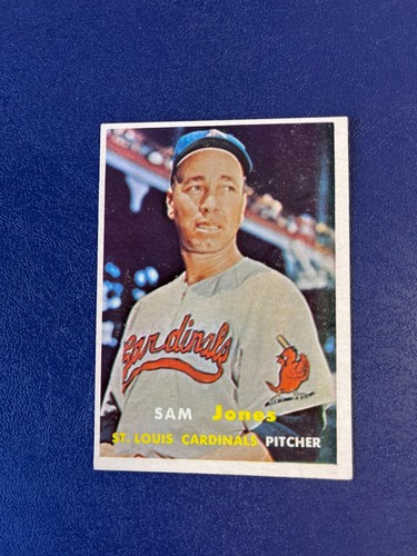 1957 Topps #287 Sam Jones - St. Louis Cardinals | eBay