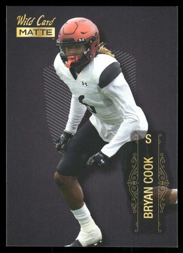 Bryan Cook 2022 Wild Card Matte #MB-123 Black | eBay