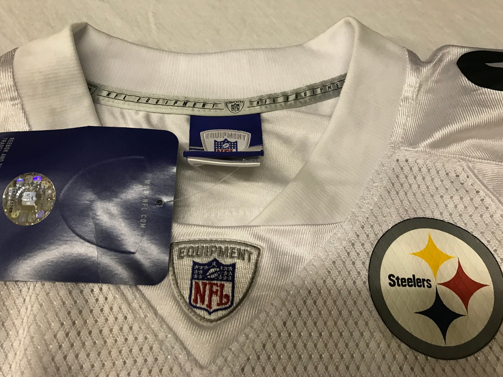 BRAND NEW DUCE STALEY #22 RETRO PITTSBURGH STEELERS WHITE REEBOK Jersey ...