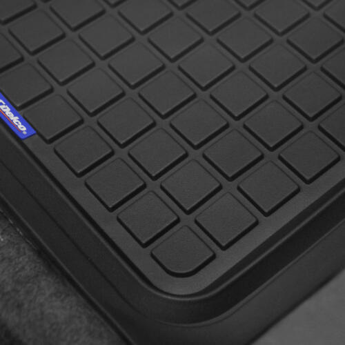 Motor Trend All Weather Rubber Car Floor Mats 4pc Front & Rear Black ...