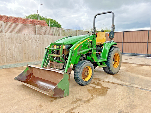 2007 JOHN DEERE 3520 WITH LOADER 35HP COMPACT DIESEL 4WD TRACTOR KUBOTA ...