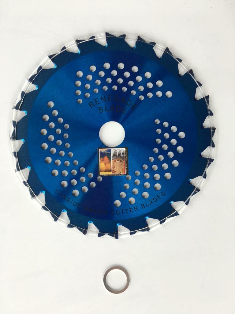 2pk-10"-20t "blue HAWK Hybrid" RENEGADE BLADE® carbide brush cutter ...