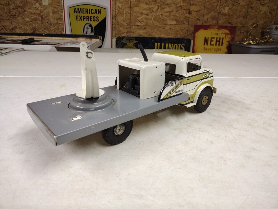 Vintage Marx Toys Friction Mobile Searchlight Unit No. 14 Toy Truck For ...