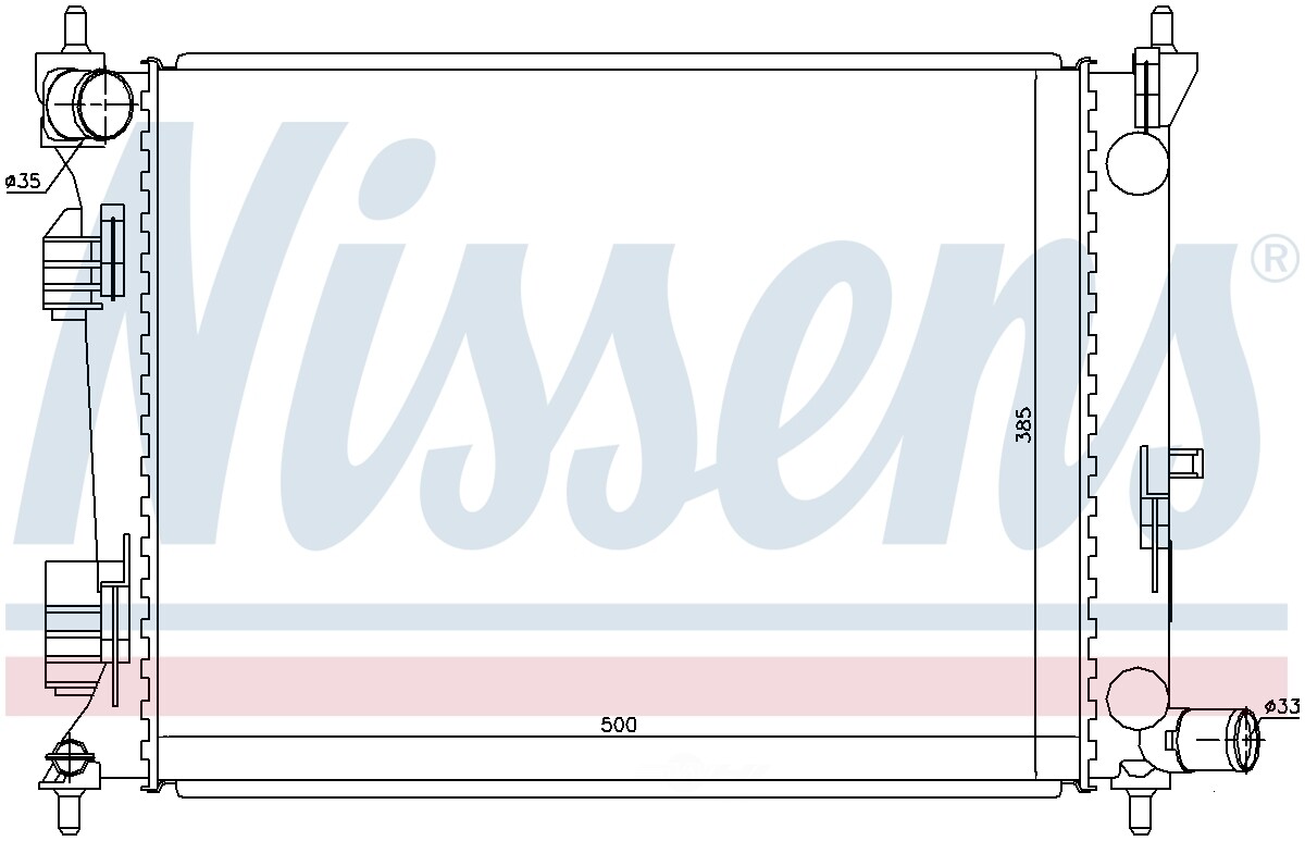 Radiator-SE, GAS, Natural Nissens 66756 for sale online | eBay
