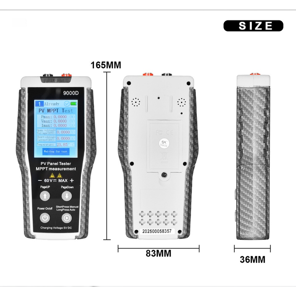 MPPT Solar Panel Tester with Data Recording and Safety Protection ...