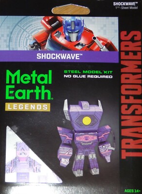 Shockwave Transformers Legends Metal Earth Laser Cut Metal Model Kit ...