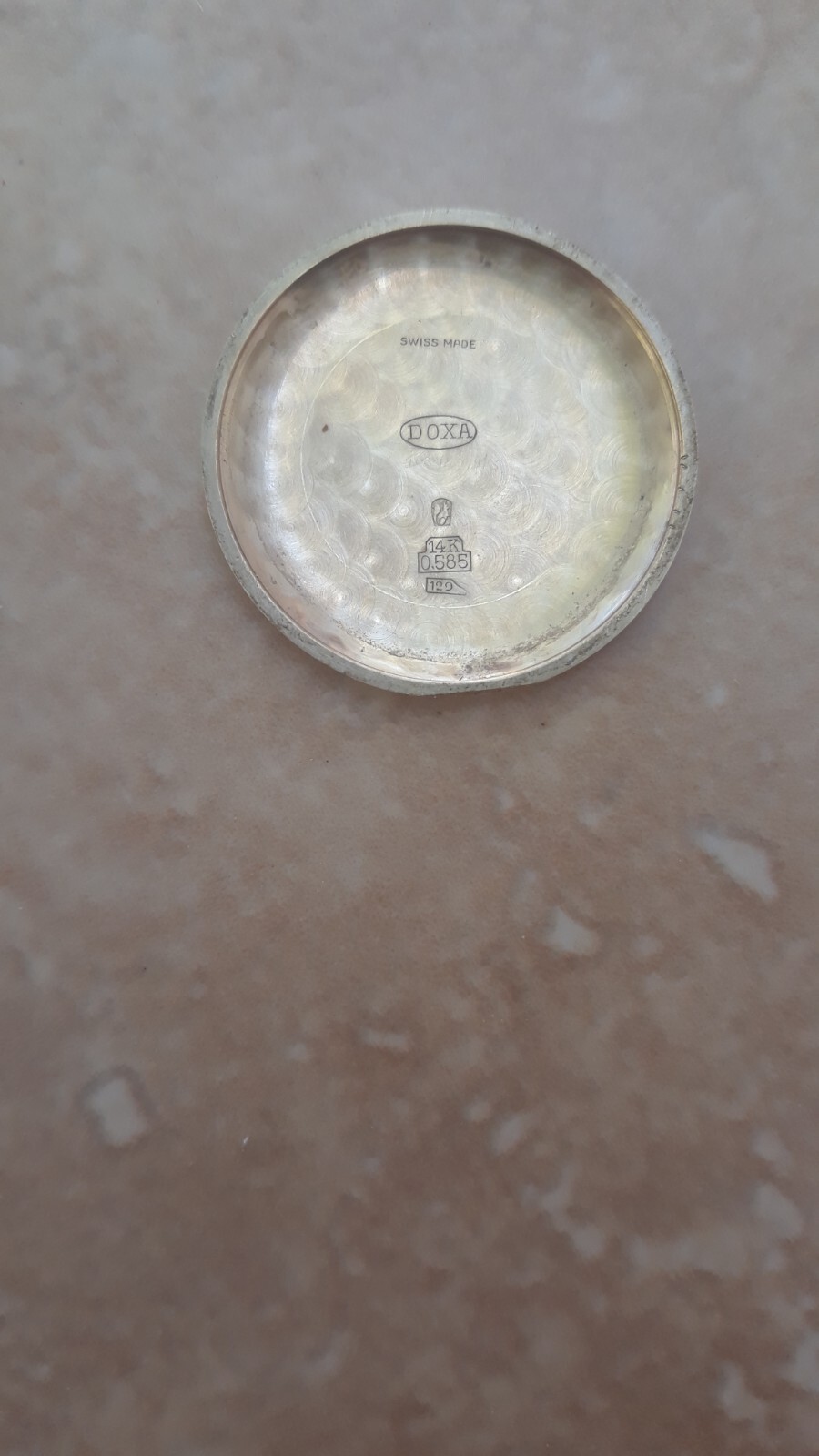 Outstanding 14K Gold Doxa Automatic, 35 MM Case, Bull Horn Lugs, Dial 2 ...