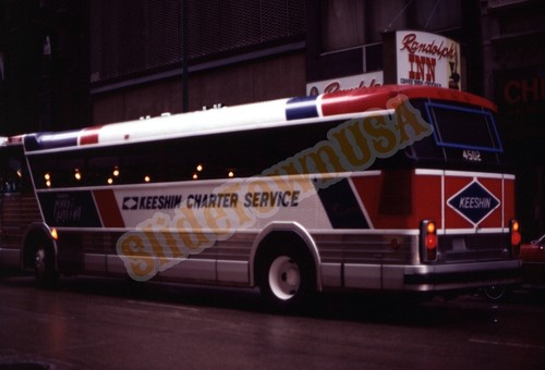 Vtg 1982 Bus Slide 4502 Keeshin Charter Service Y1R057 | eBay