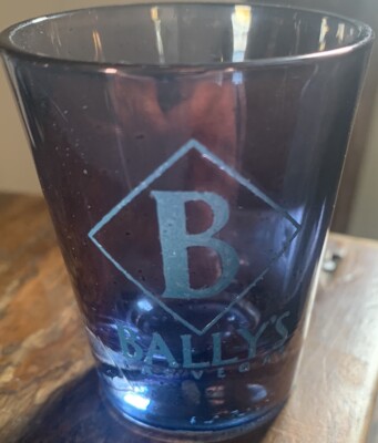 Bally’s Las Vegas Blue Glass Souvenir Shot Glass LG | eBay