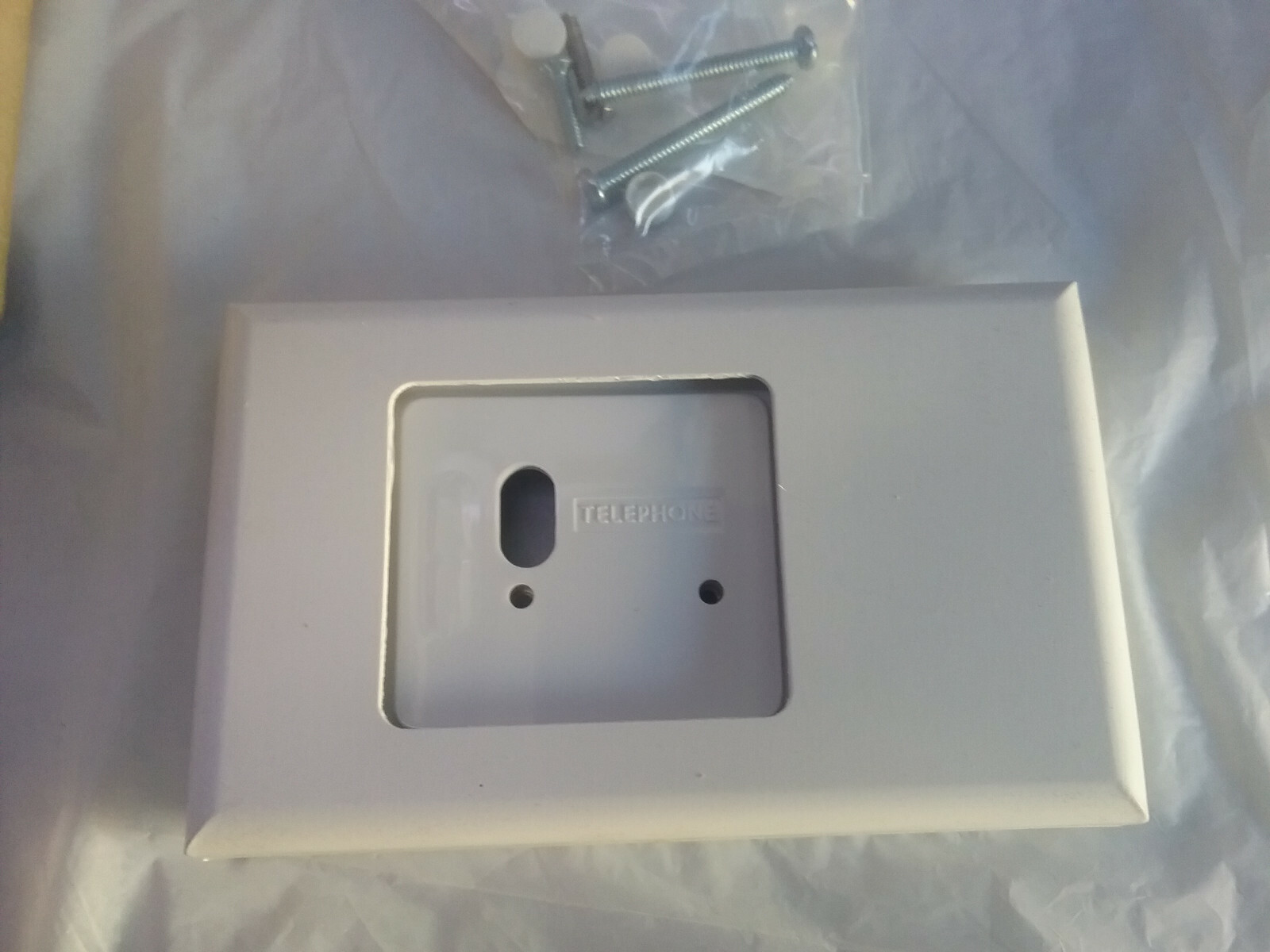 HPM XL770TOWE Telephone Outlet Plate, Plastic, White, XL (11 PIECES) | eBay