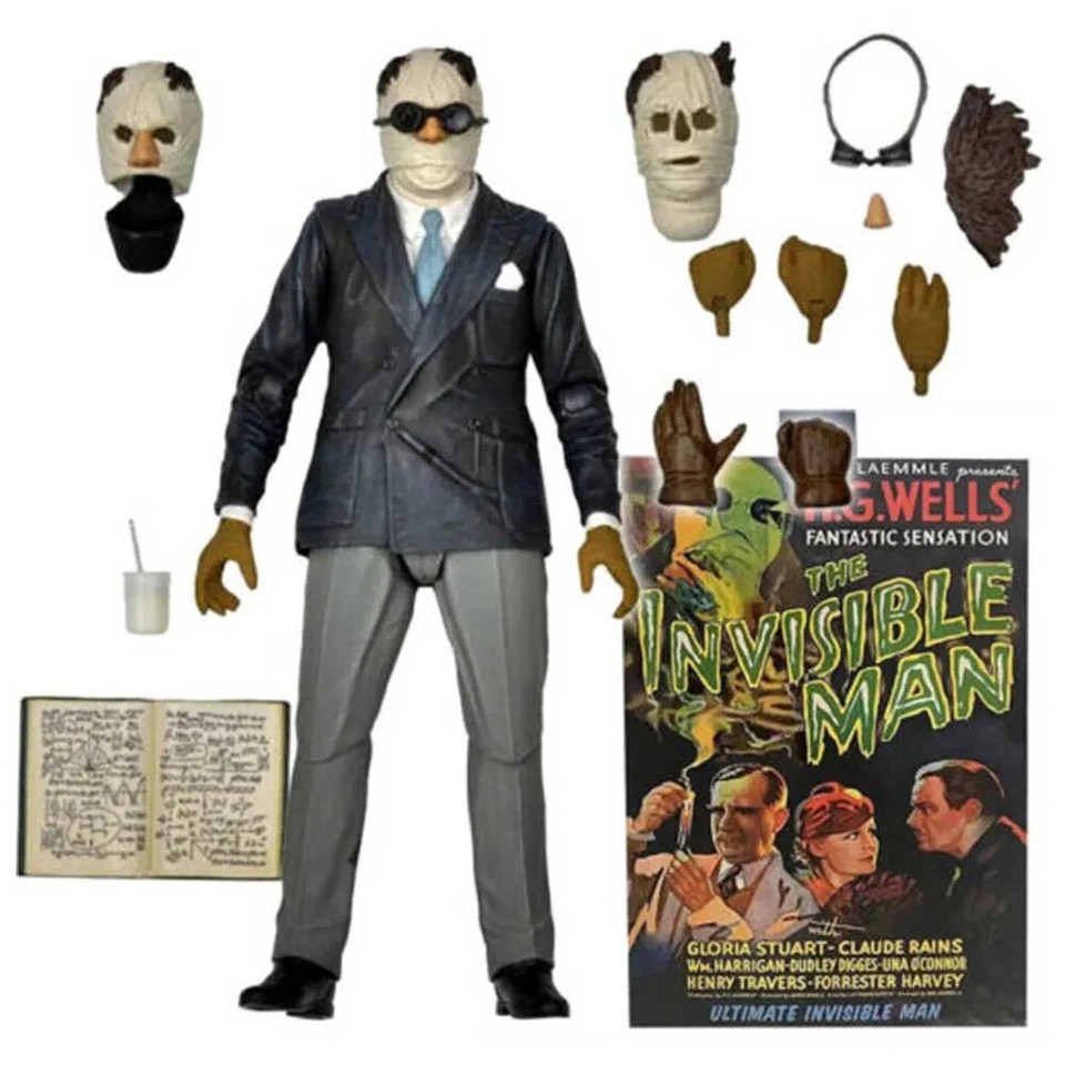 Universal Monsters Invisible Man L' Mens Stealth Colour Ver. action ...