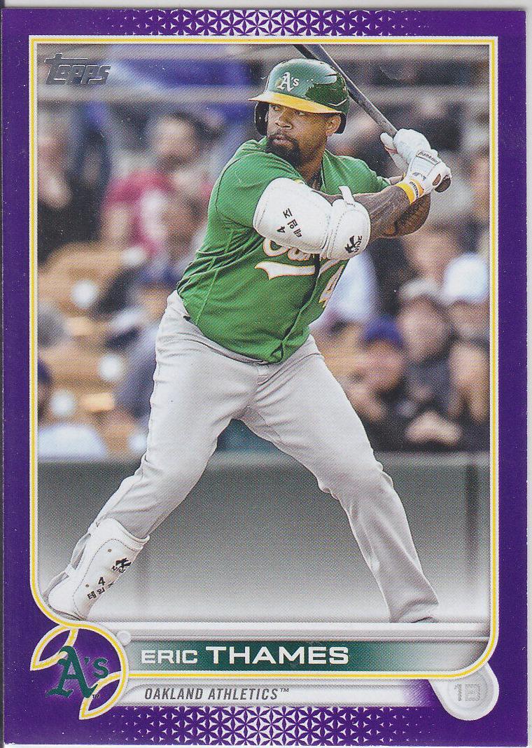 2022 Topps Update Series - Eric Thames #US121 Purple for sale online | eBay