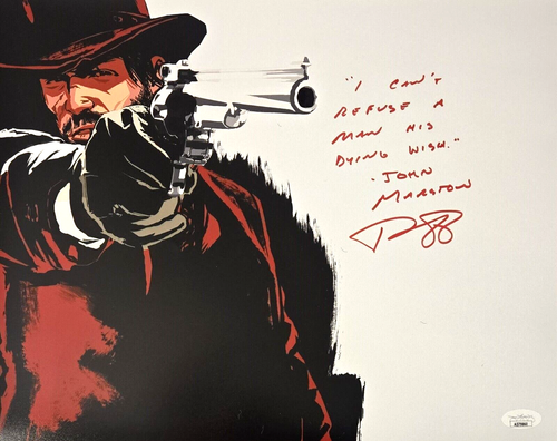 John Marston Signed Photo Red Dead Redemption Rob Wiethoff Autograph ...