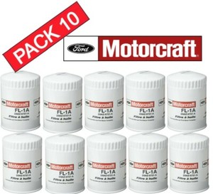 SET 10 FORD Motorcraft Oil Filter FL1A - D9AZ-6731-A | eBay