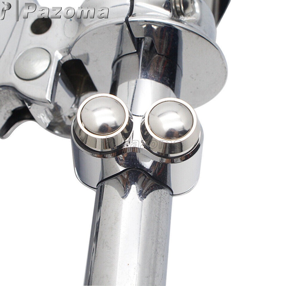 Motorcycle Dual Button Hand Momentary Switch For 1" 25mm Handlebar ...