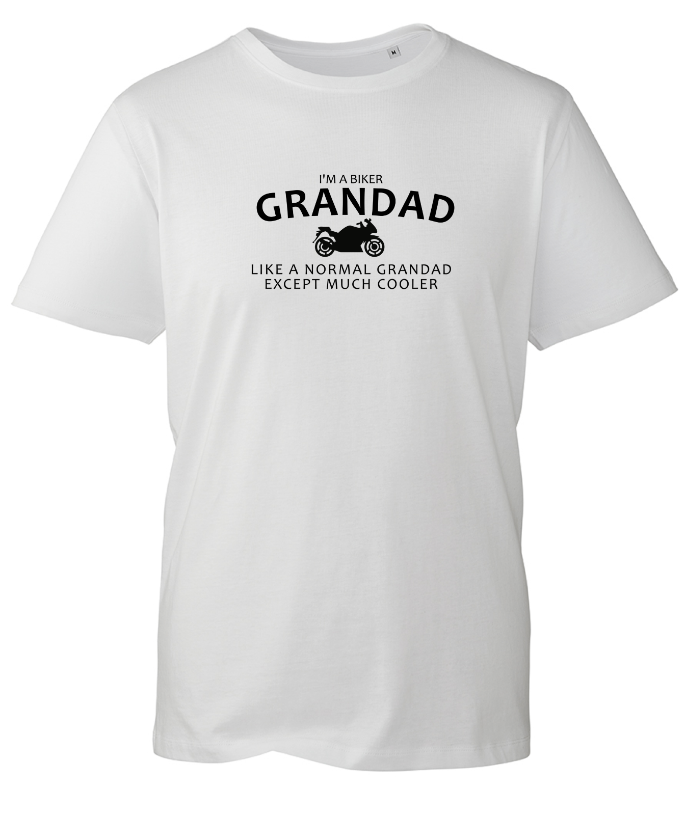 Biker Grandad Motorcycle Motorbike Funny humorous gift Birthday t shirt ...