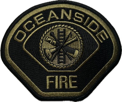 CALIFORNIA CA OCEANSIDE FIRE DEPT SUBDUED SPECIAL OPS PATCH SAN DIEGO ...