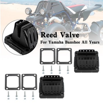 2PCS V4144-2 Reed Valve System For Yamaha YFZ 350 Banshee All Years ...