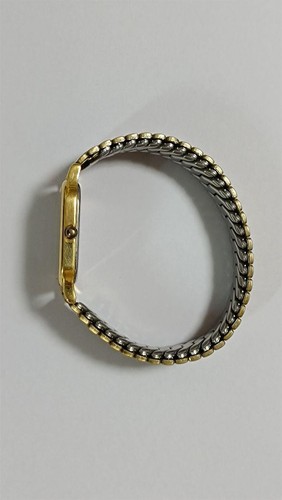 Edox Men's Watch Gold Dial Rectangular Stainless Steel Quartz Date | eBay