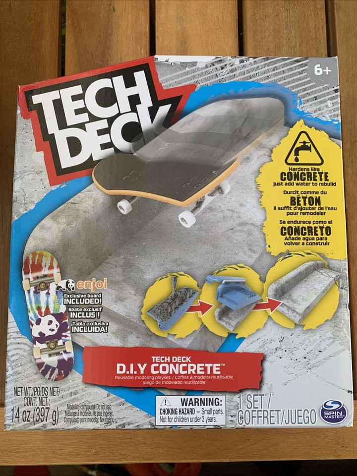 NIB Tech Deck DIY Concrete Fingerboard Skate Spot w/ Exclusive Panda Board- L264 | eBay