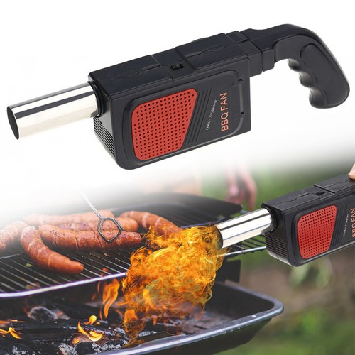Outdoor Camping Handheld Electric Cooking BBQ Barbecue Bellows Blower ...
