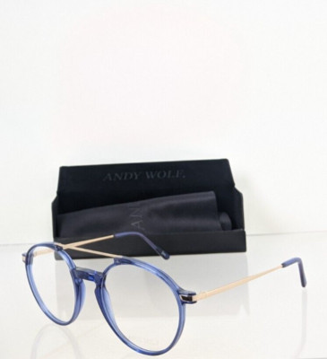 New Authentic Andy Wolf Eyeglasses 4547 Col. G Hand Made Austria 51mm ...