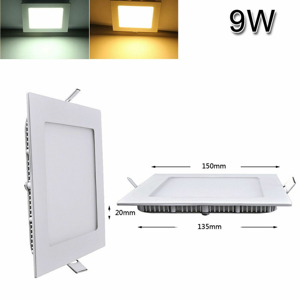 3W 6W 9W 12W 15W 18W 24W LED Slim Spot Panel Downlight Recessed Ceiling ...
