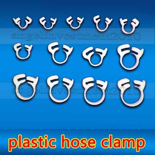 10pcs New plastic hose Snapper clamp 24.7mm-27.1mm Fastening Range | eBay