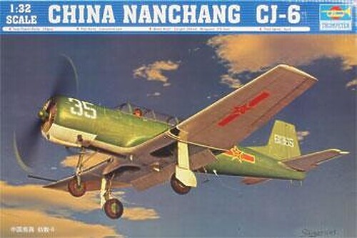 Trumpeter Nanchang CJ6 Chinese Fighter - Plastic Model Airplane Kit - 1 ...