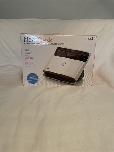 Open Box Neat NeatDesk Desktop Scanner & Digital Filing System - Red ...